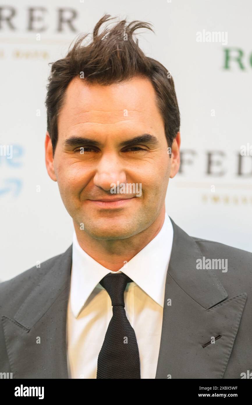 London, UK. 13th June, 2024. Roger Federer photographed at the Amazon ...