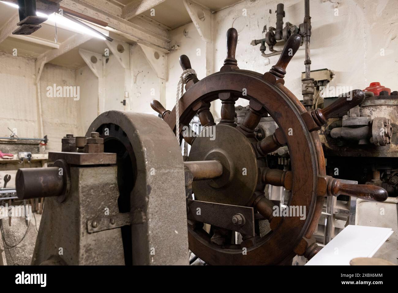 HMS wellington keep the ship afloat, requires constant maintenance and ...