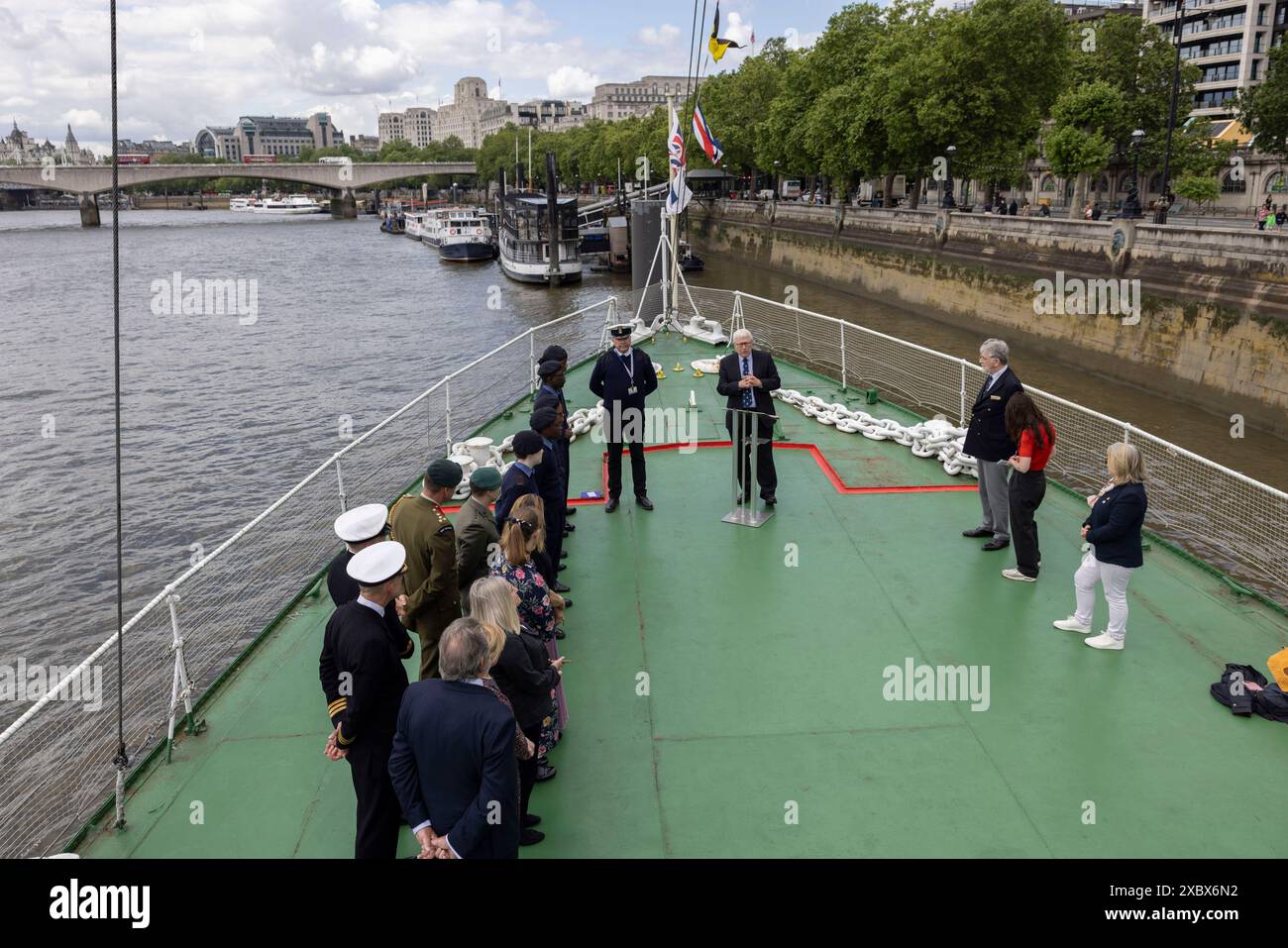 HMS wellington keep the ship afloat, requires constant maintenance and ...