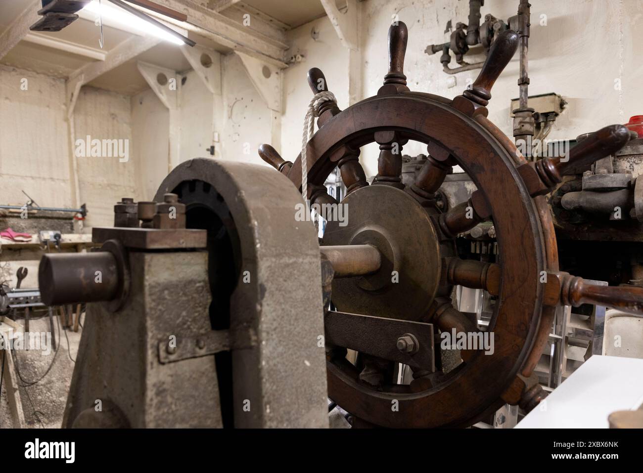 HMS wellington keep the ship afloat, requires constant maintenance and ...