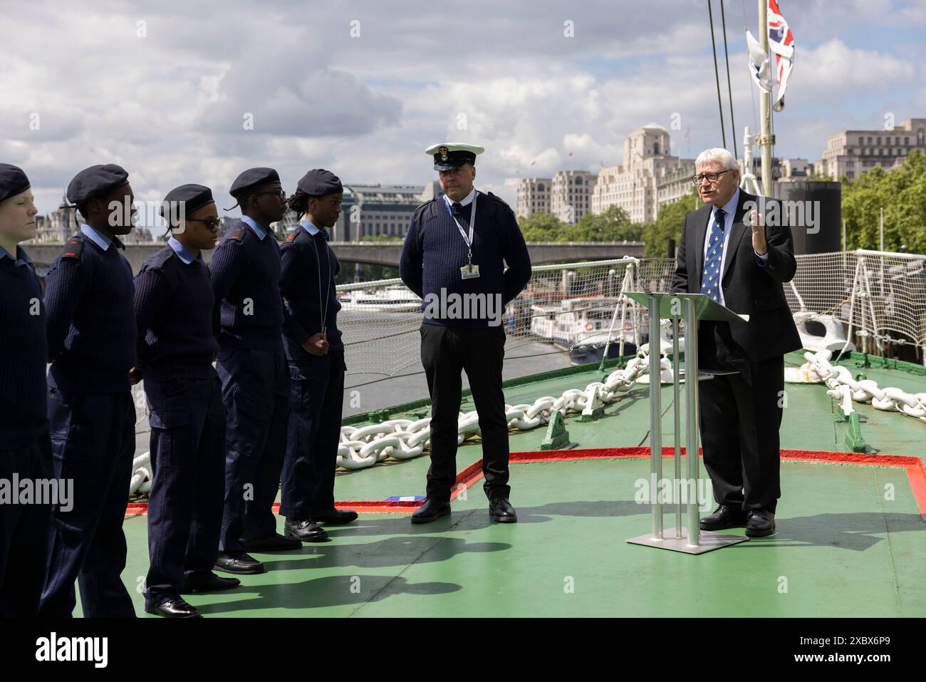 HMS wellington keep the ship afloat, requires constant maintenance and ...