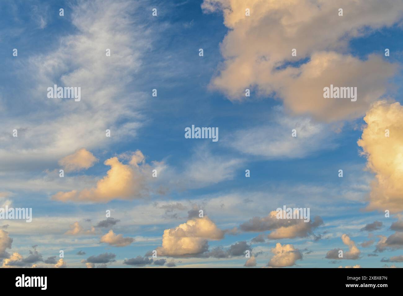 Sky with clouds during sunset. Nature. Clouds and blue sky. 5 Stock ...