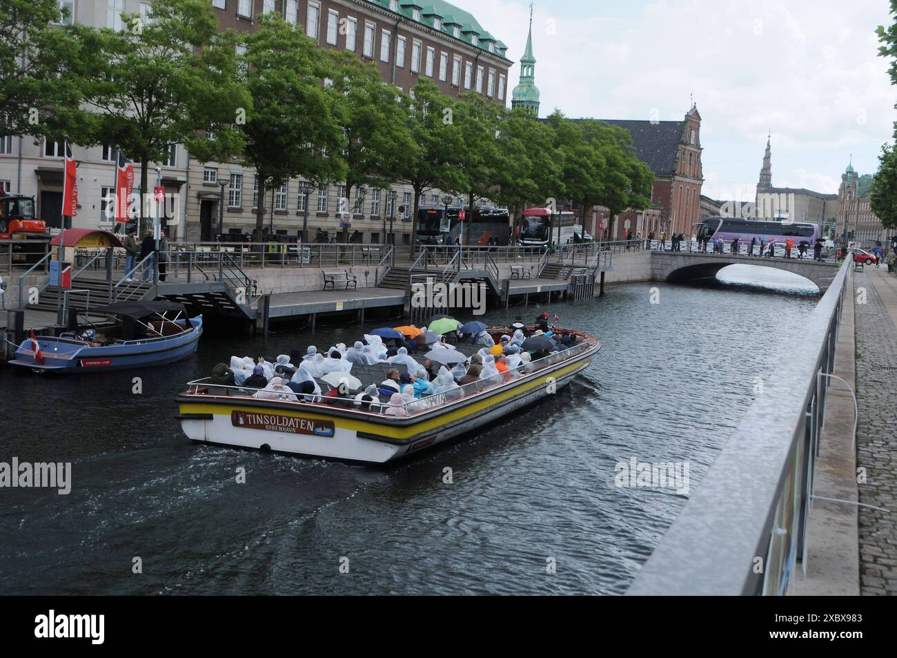 Copenhagen/ Denmark/13 JUNE 2024/ Travelers boat ride canal tours ...