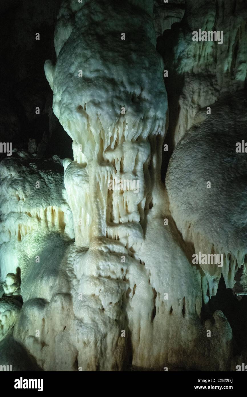 Postojna Cave (Postojnska Jama). Interior of the caves. Slovenia Stock ...