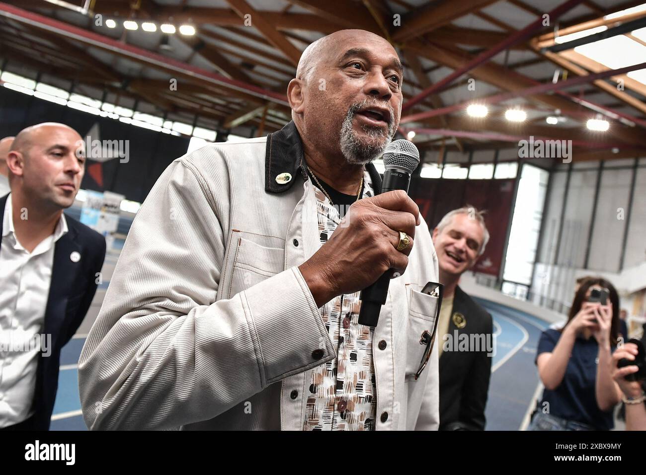 Paris, France. 13th June, 2024. American former track and field athlete ...