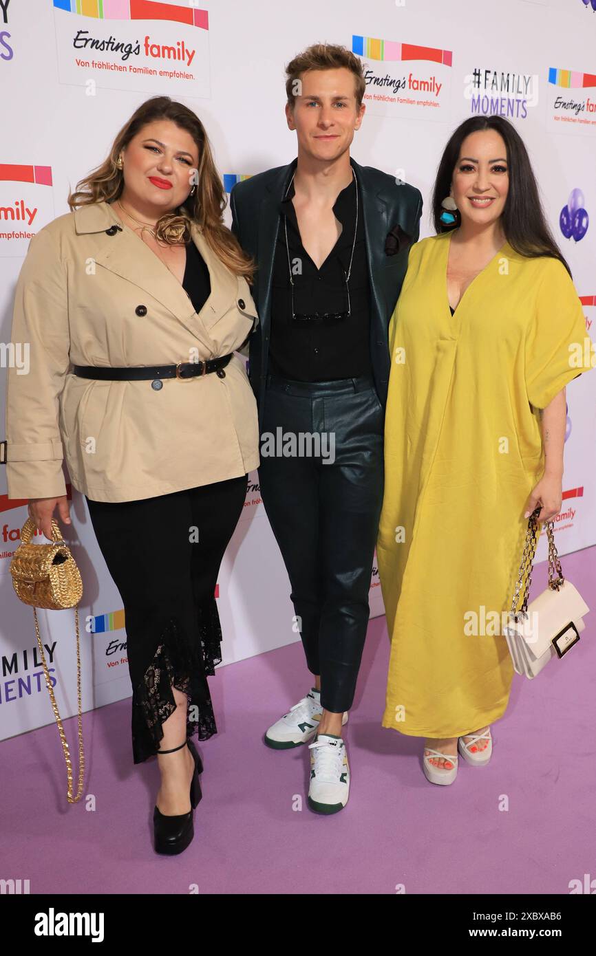 Alina Wichmann, Lukas Sauer, Miyabi Kawai bei der Ernstings family ...