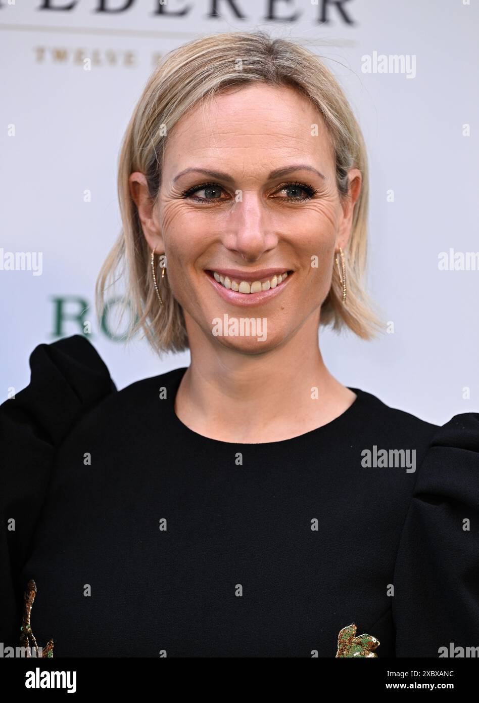 London, UK. June 13th, 2024. Zara Tindall arriving at the Federer ...