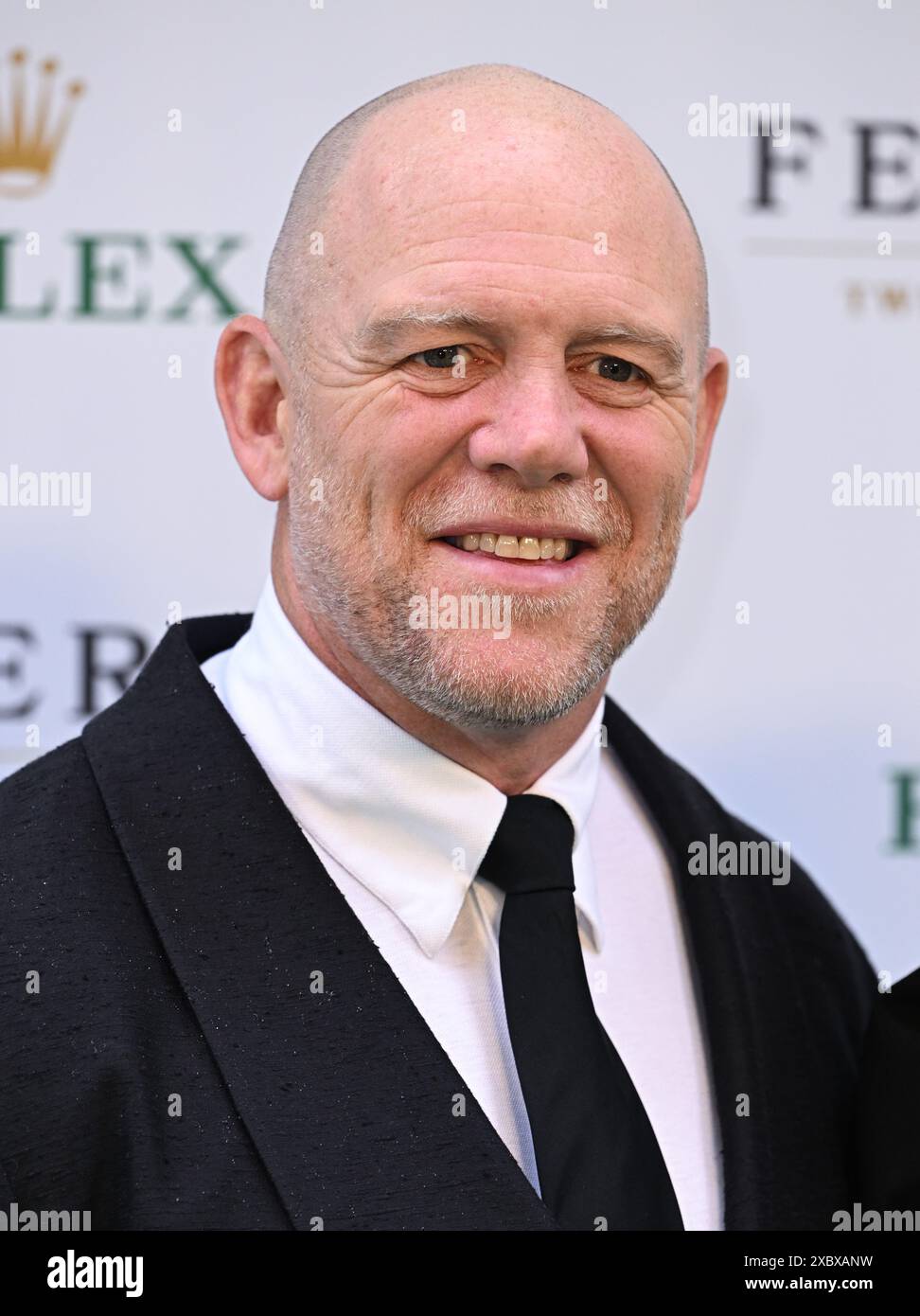 London, UK. June 13th, 2024. Mike Tindall arriving at the Federer ...