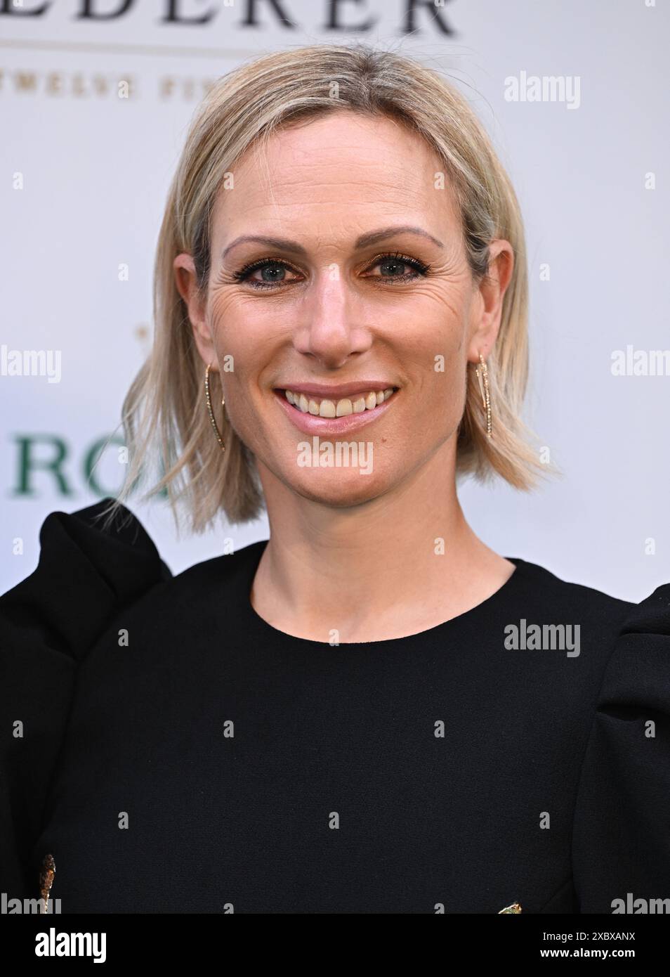 London, UK. June 13th, 2024. Zara Tindall arriving at the Federer ...