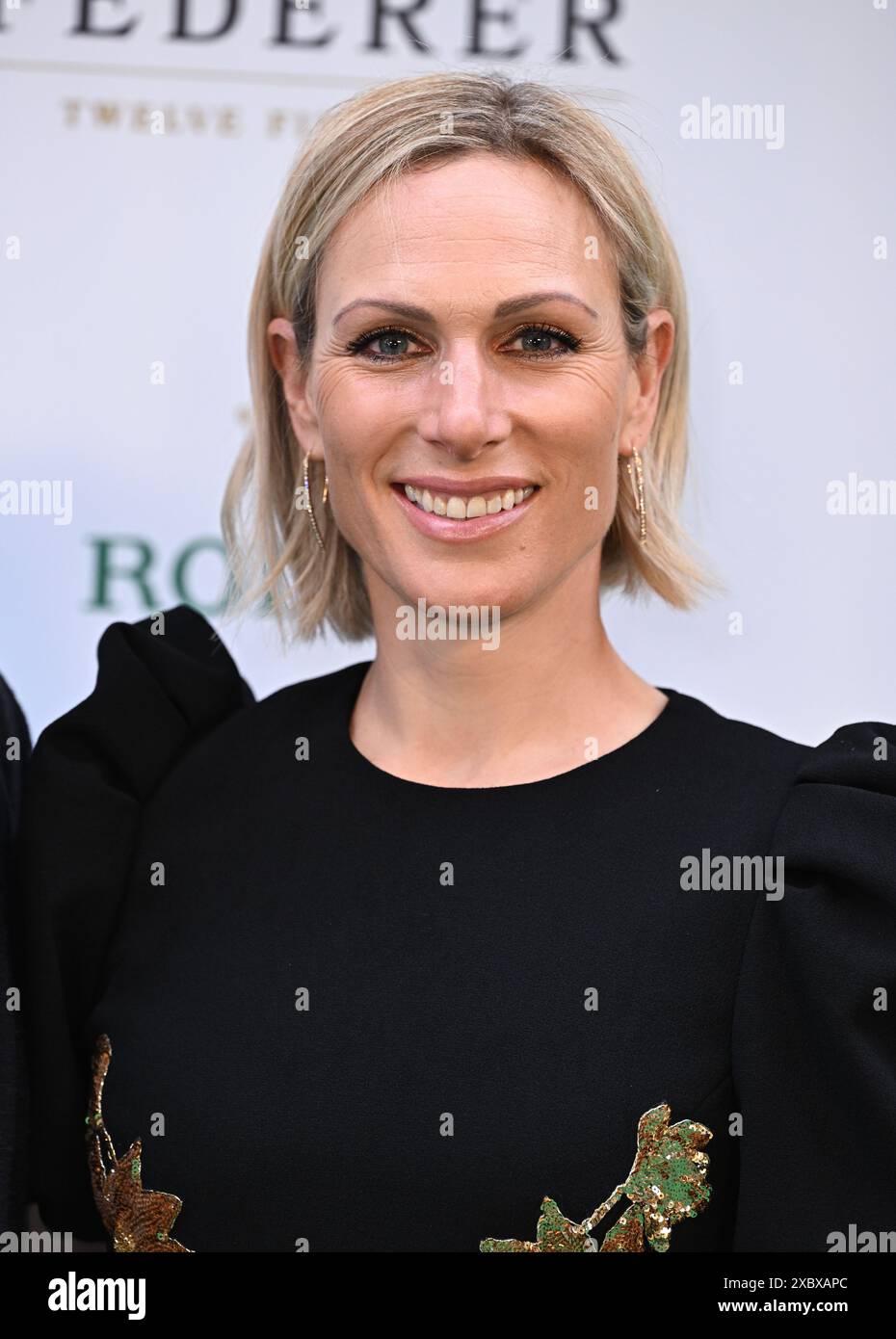 London, UK. June 13th, 2024. Zara Tindall arriving at the Federer ...