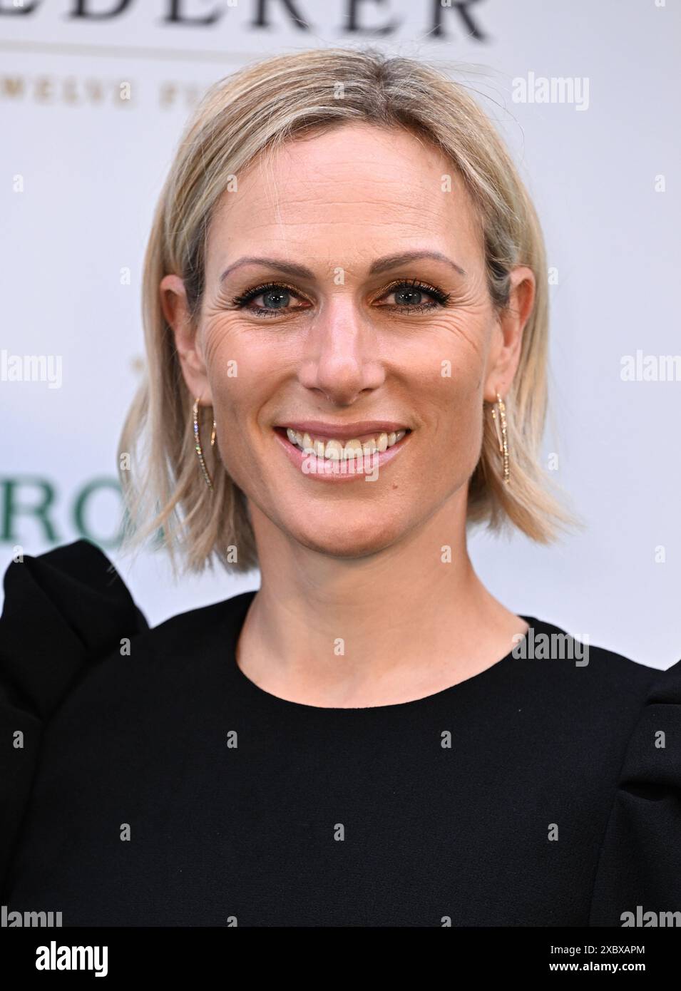 London, UK. June 13th, 2024. Zara Tindall arriving at the Federer ...