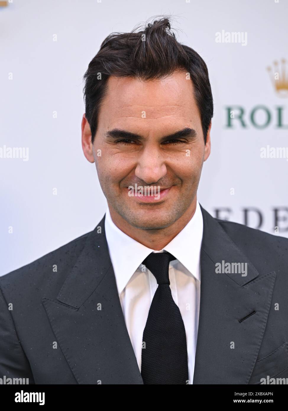 London, UK. June 13th, 2024. Roger Federer arriving at the Federer ...