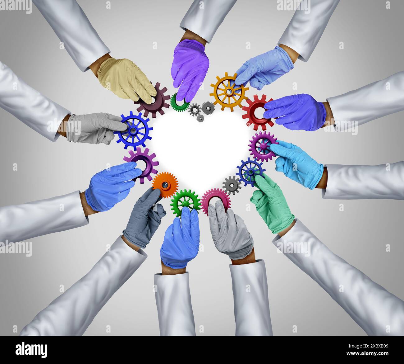 Medical Staff Unity and Love as Doctors working together and Hospital ...