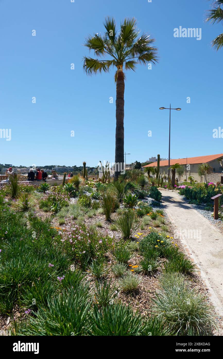 Antibes, France - May 8, 2024 - the Promenade Amiral-de Grasse on a ...