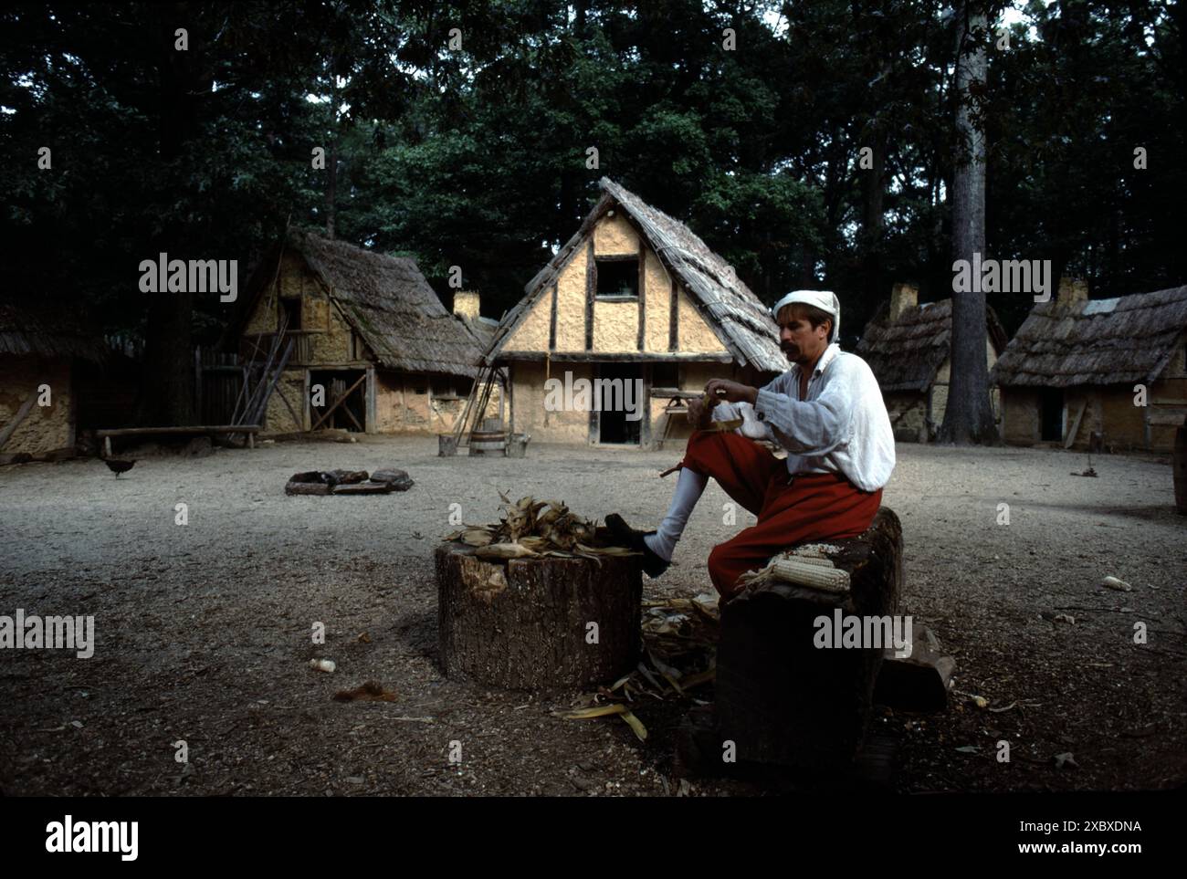 Jamestown, VA USA 9/1993. Jamestown was England's first major ...