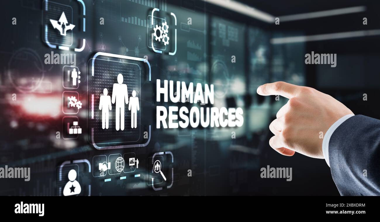 Modern Human Resources Hiring Job Occupation Concept. Business ...