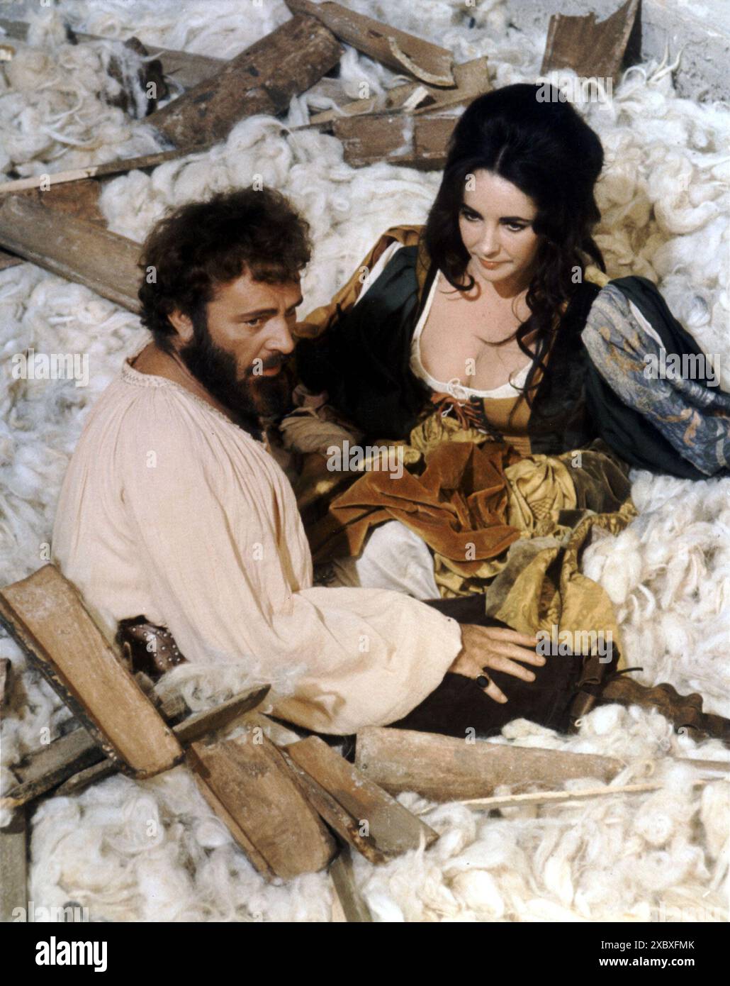 RICHARD BURTON & ELIZABETH TAYLOR.in The Taming of the Shrew (1967).*Filmstill - Editorial Use ...