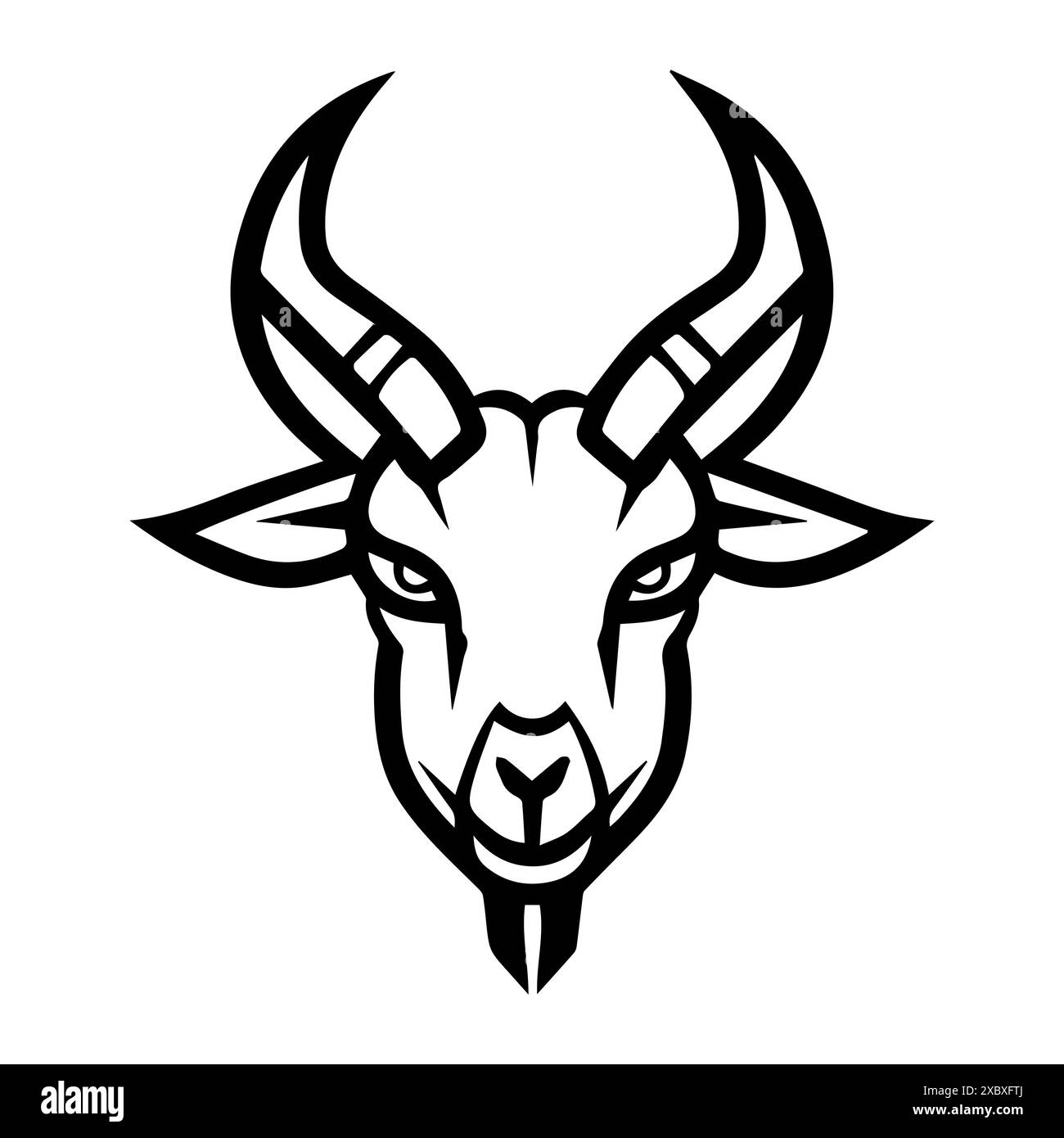 Goat Power logo or modern line icon. Vector line art and icon design ...