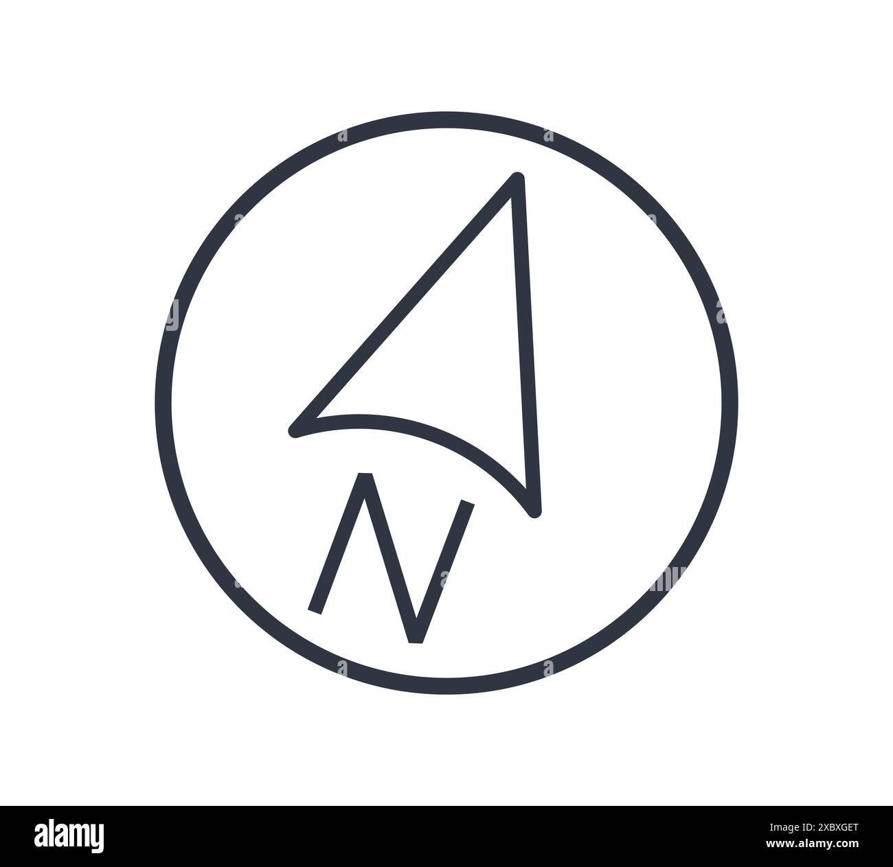 North indicator symbol Stock Vector Image & Art - Alamy