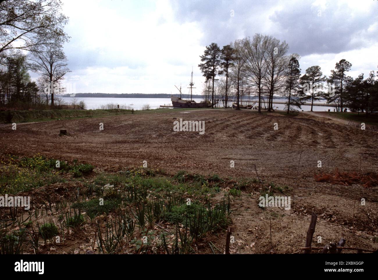 Jamestown, VA USA 9/1993. Jamestown was England's first major ...