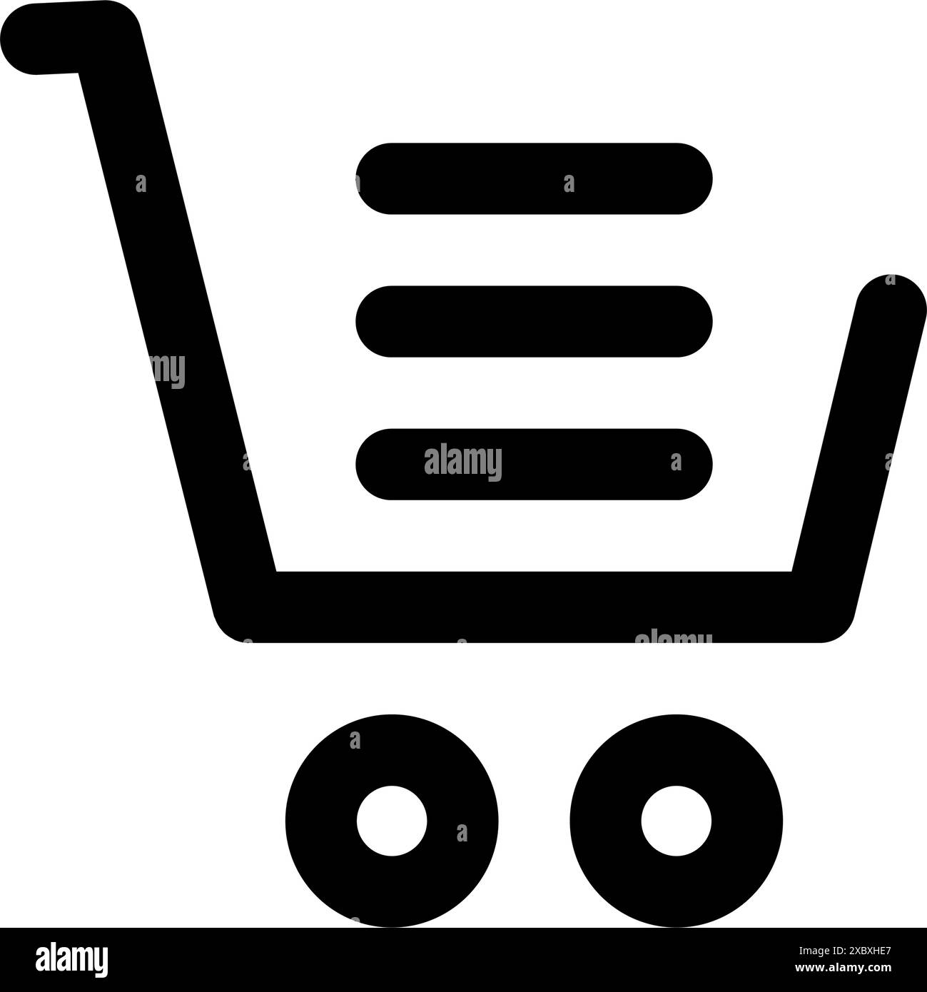 A sleek shopping cart icon perfect for e-commerce platforms, online ... A sleek shopping cart icon perfect for e-commerce platforms, online ...