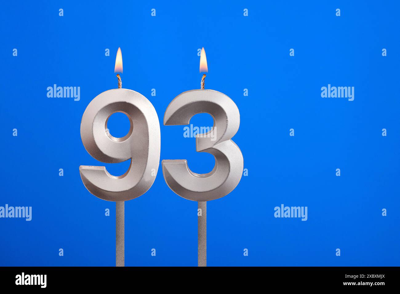 Number 93 blue celebration hi-res stock photography and images - Alamy