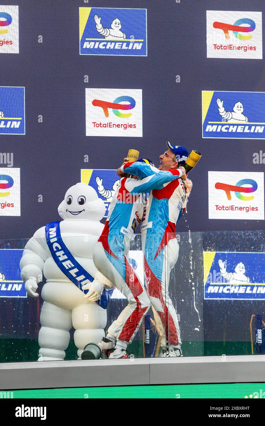 Podium, FERNANDEZ-LASER Felipe (ger), Rinaldi Racing, Ligier JS P320 ...
