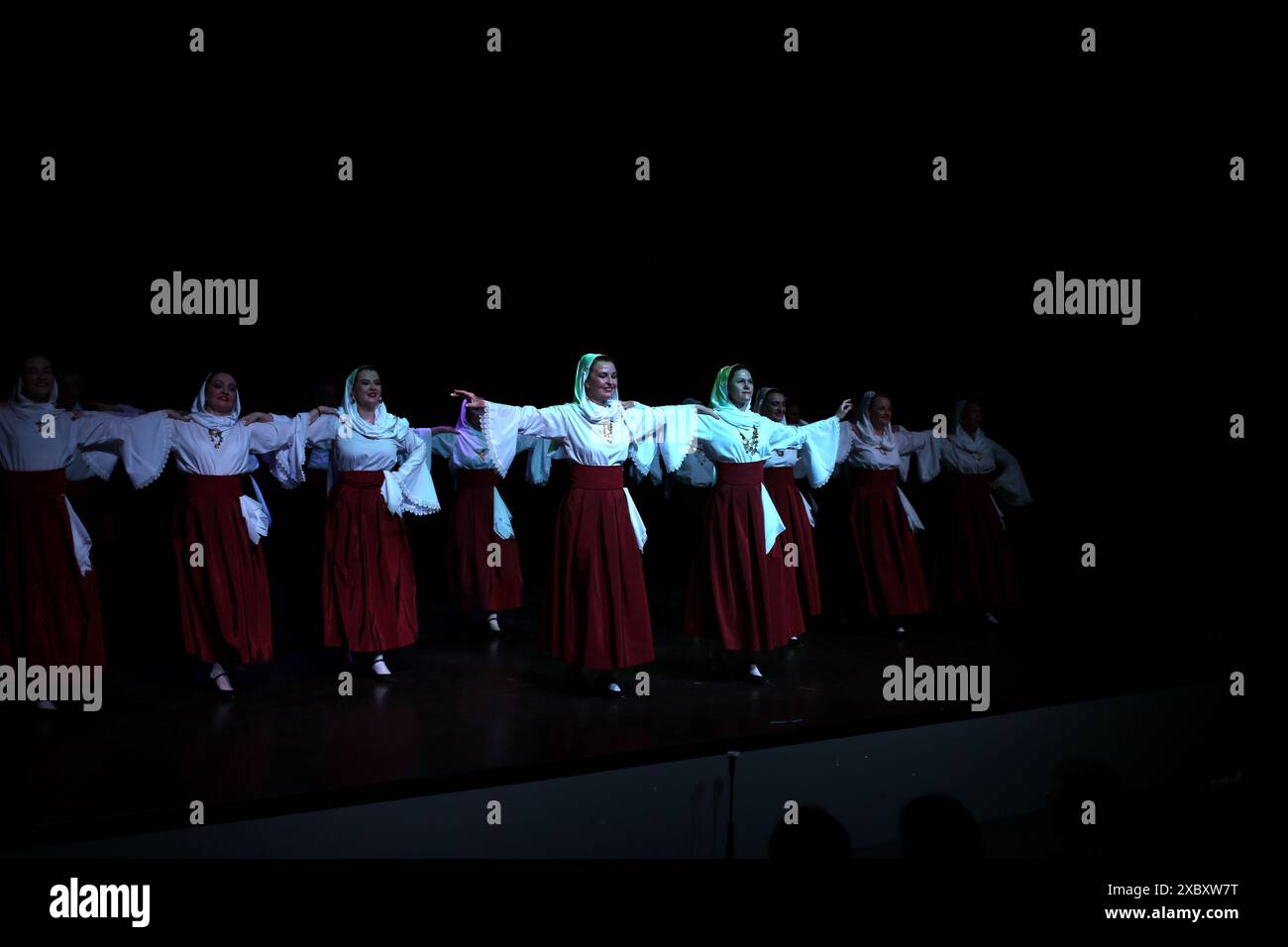Greek Dance Ensemble (leader Grigorios Hnarakis) performs at the Jewish ...