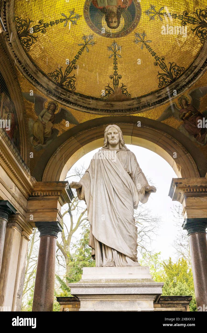 Berlin, Germany - March 15, 2024, Jerusalem Cemetery in Kreuzberg ...