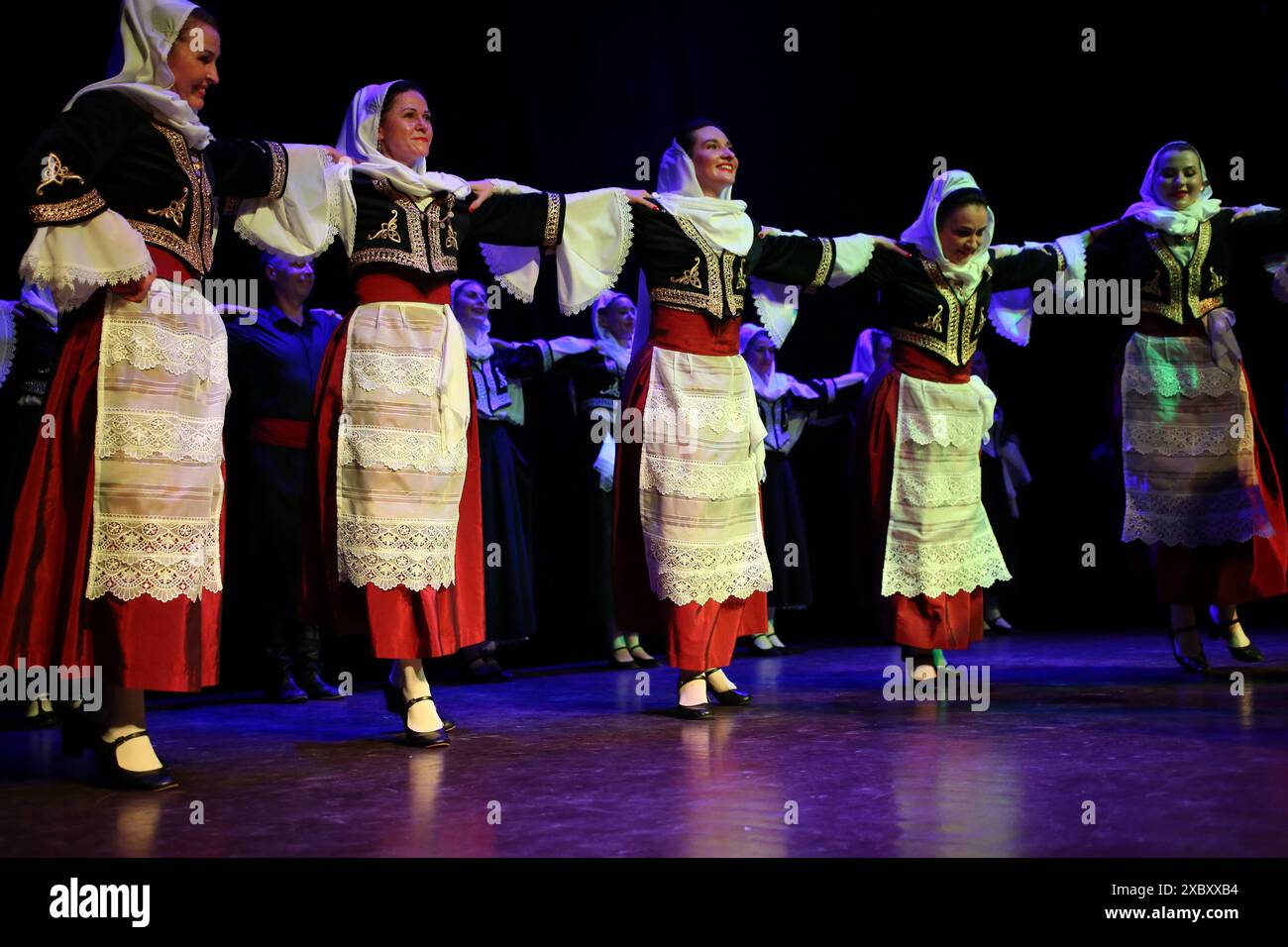 Odessa, Ukraine. 7th June, 2024. Greek Dance Ensemble (leader Grigorios ...