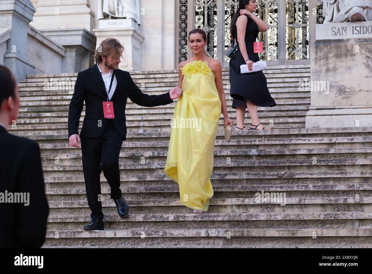 Arancha Del Sol attend the red carpet of the Spanish Fashion Academy ...