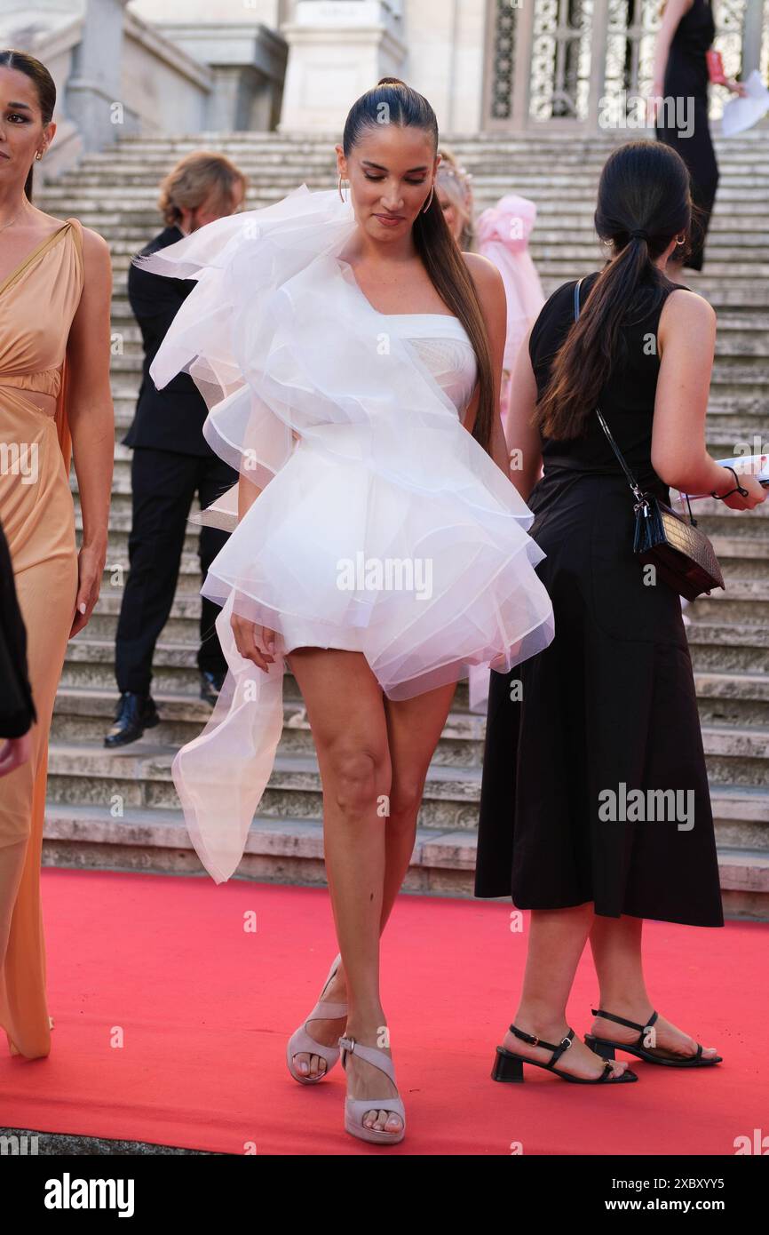 India Martinez attend the red carpet of the Spanish Fashion Academy ...