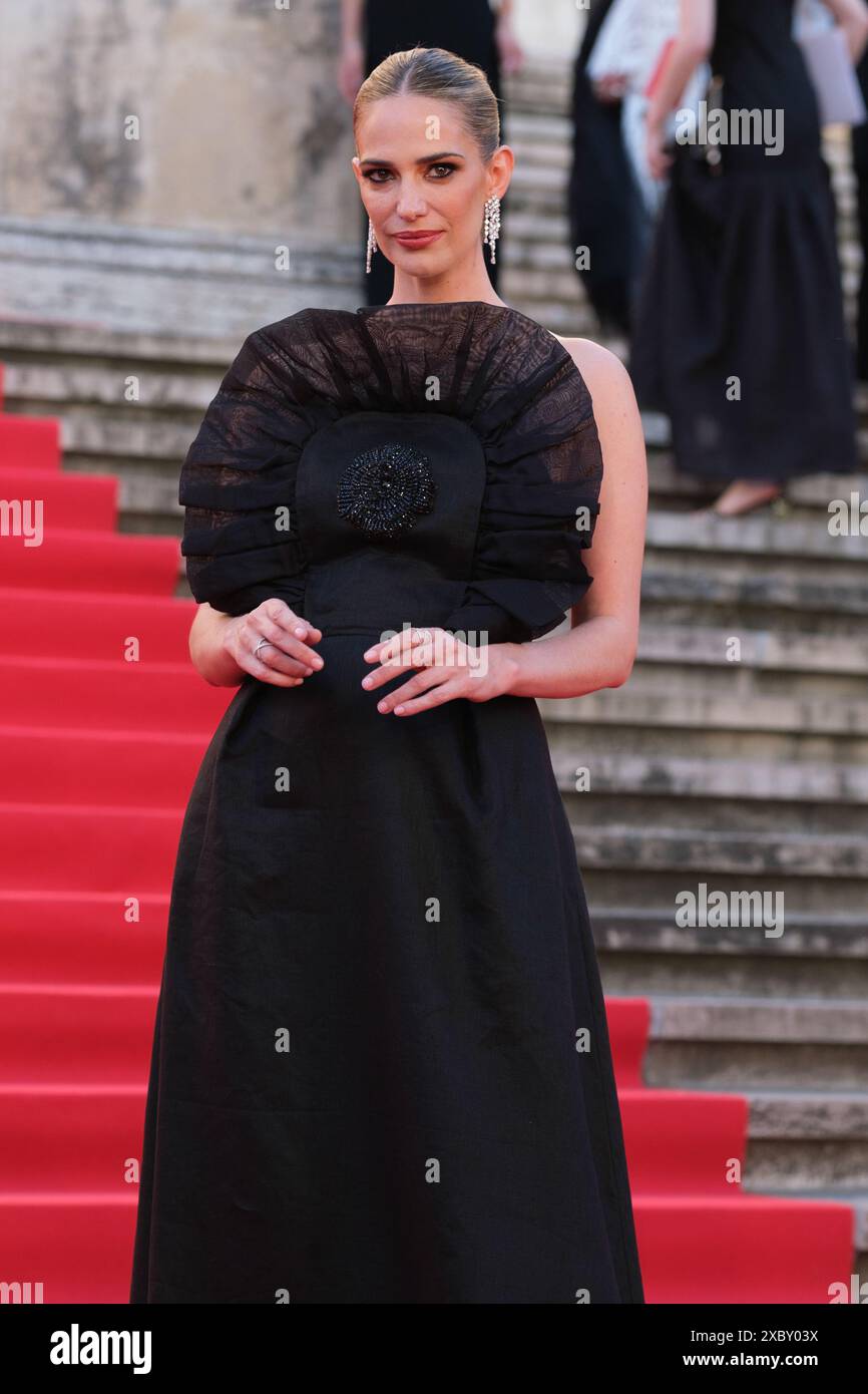 Teresa Baca attend the red carpet of the Spanish Fashion Academy Awards ...