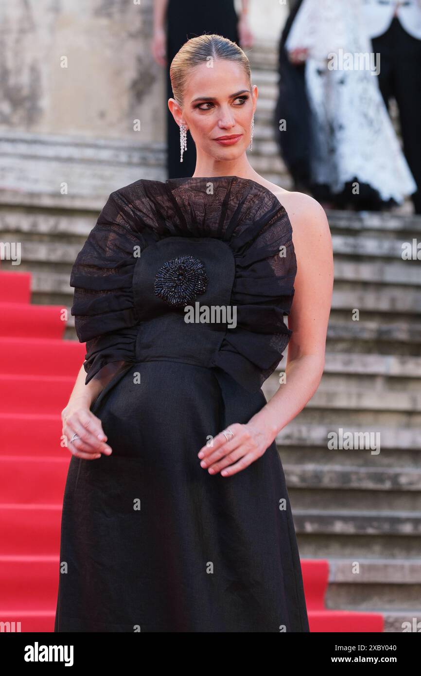 Teresa Baca attend the red carpet of the Spanish Fashion Academy Awards ...