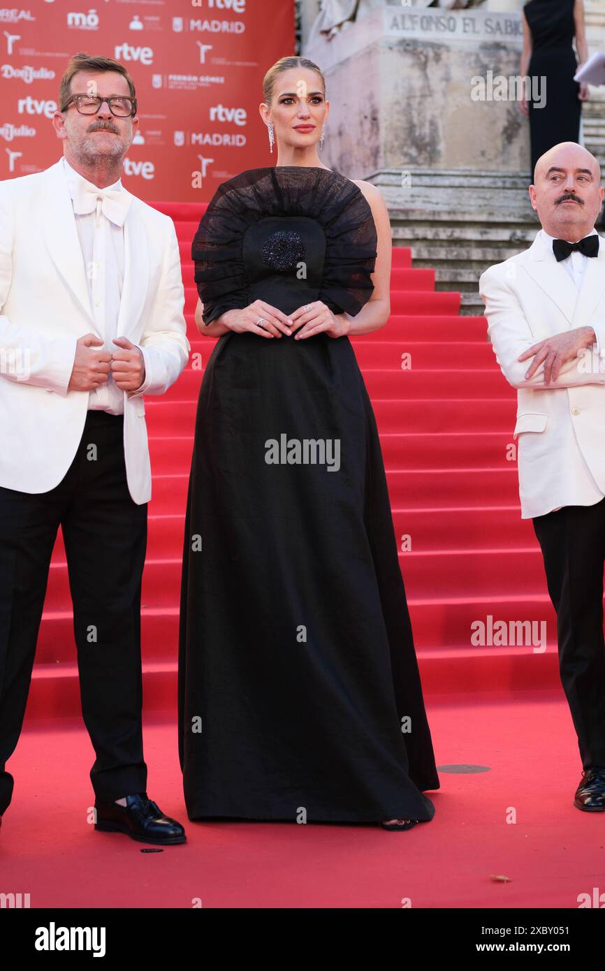 Teresa Baca attend the red carpet of the Spanish Fashion Academy Awards ...