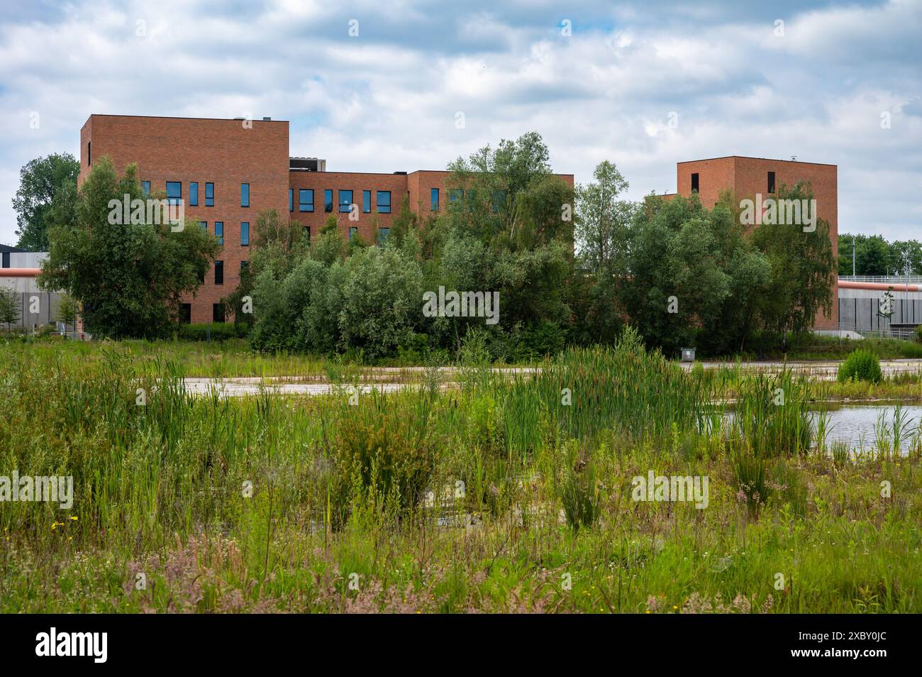Haren, Flanders, Belgium - June 8, 2024 - The Prison of Haren, a new ...