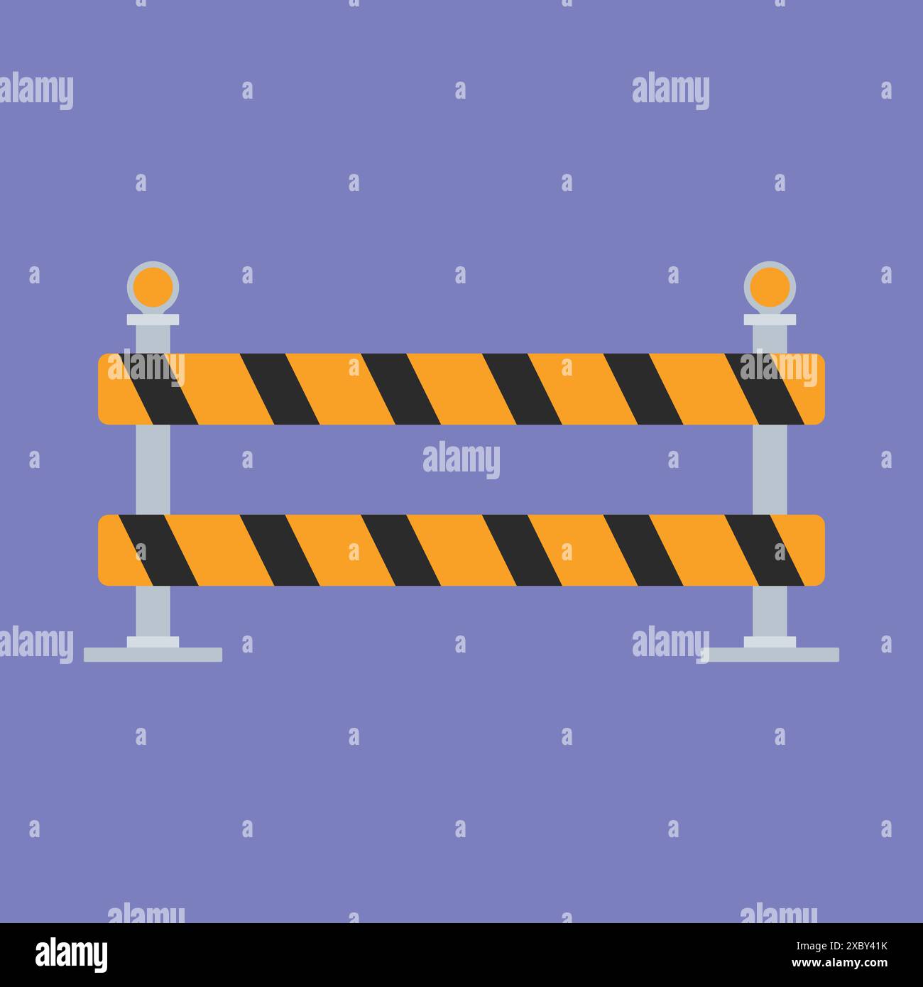 Traffic road block barrier icon vector. Traffic Barrier vector icon ...