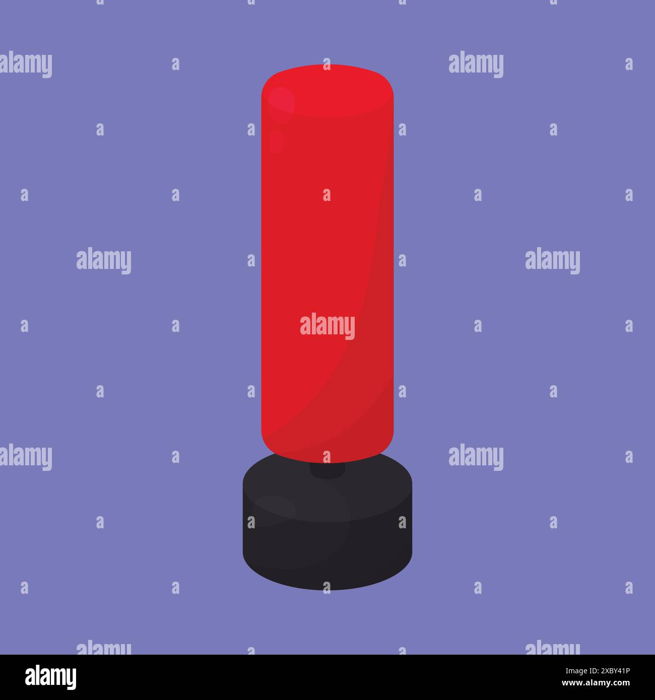 Standing Punching bag icon vector. Stand heavy Punching Bag ...