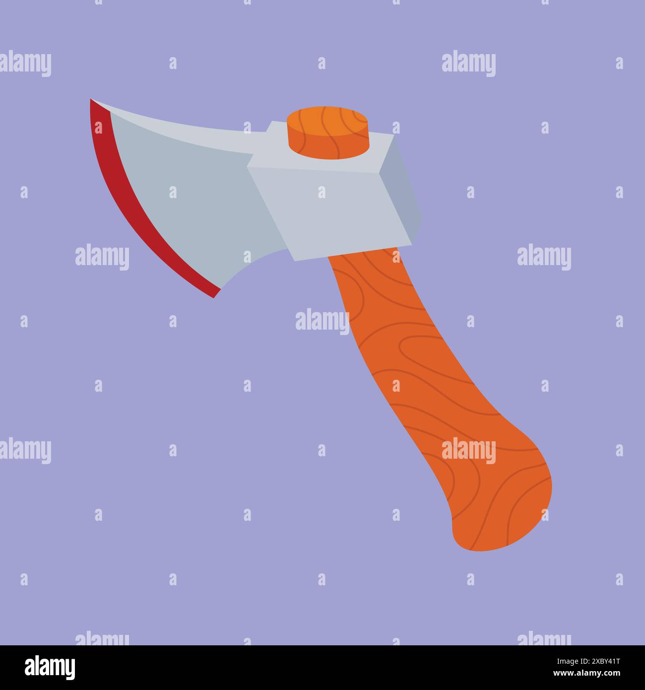 Axe tool icon vector. Sharp Axe wood cutter icon vector. Sharp Axe ...