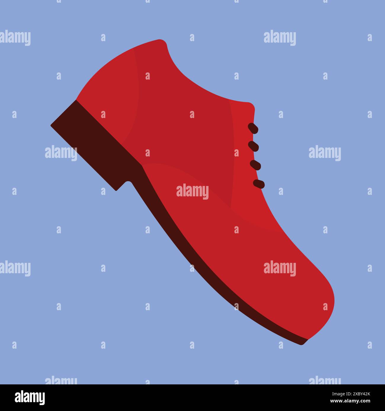 Leather shoe vector icon. Leather office shoe illustration Stock Vector ...