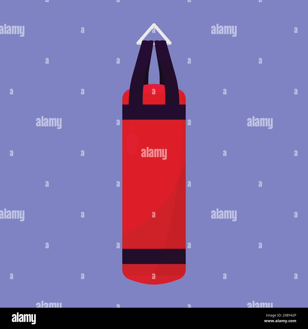 Punching bag icon vector. Punching Bag illustration vector. Boxing ...