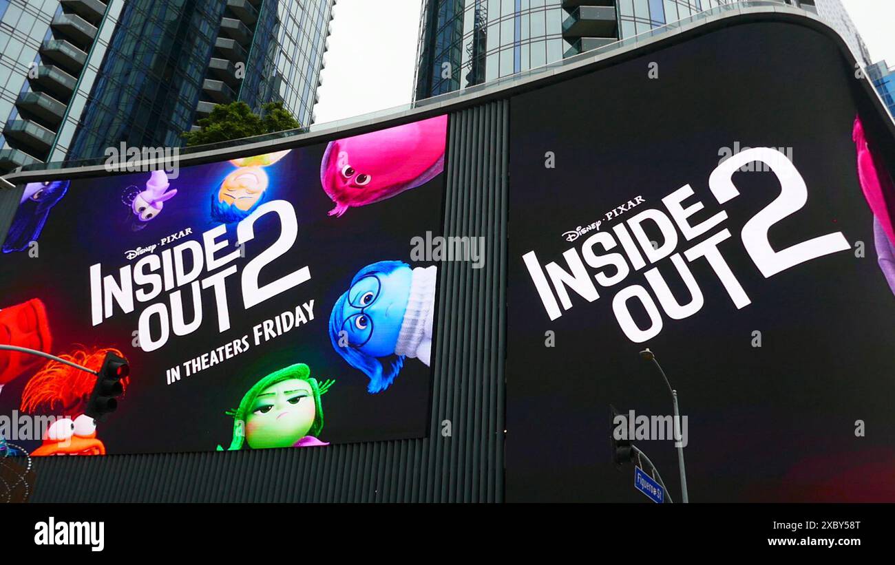 Los Angeles, California, USA12th June 2024 Disney Inside out 2 ...