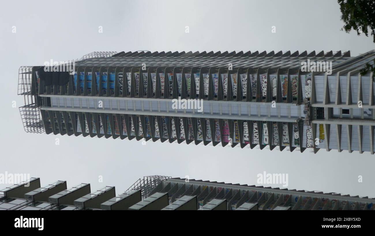 Los Angeles, California, USA 12th June 2024 Graffiti Towers, Graffiti ...