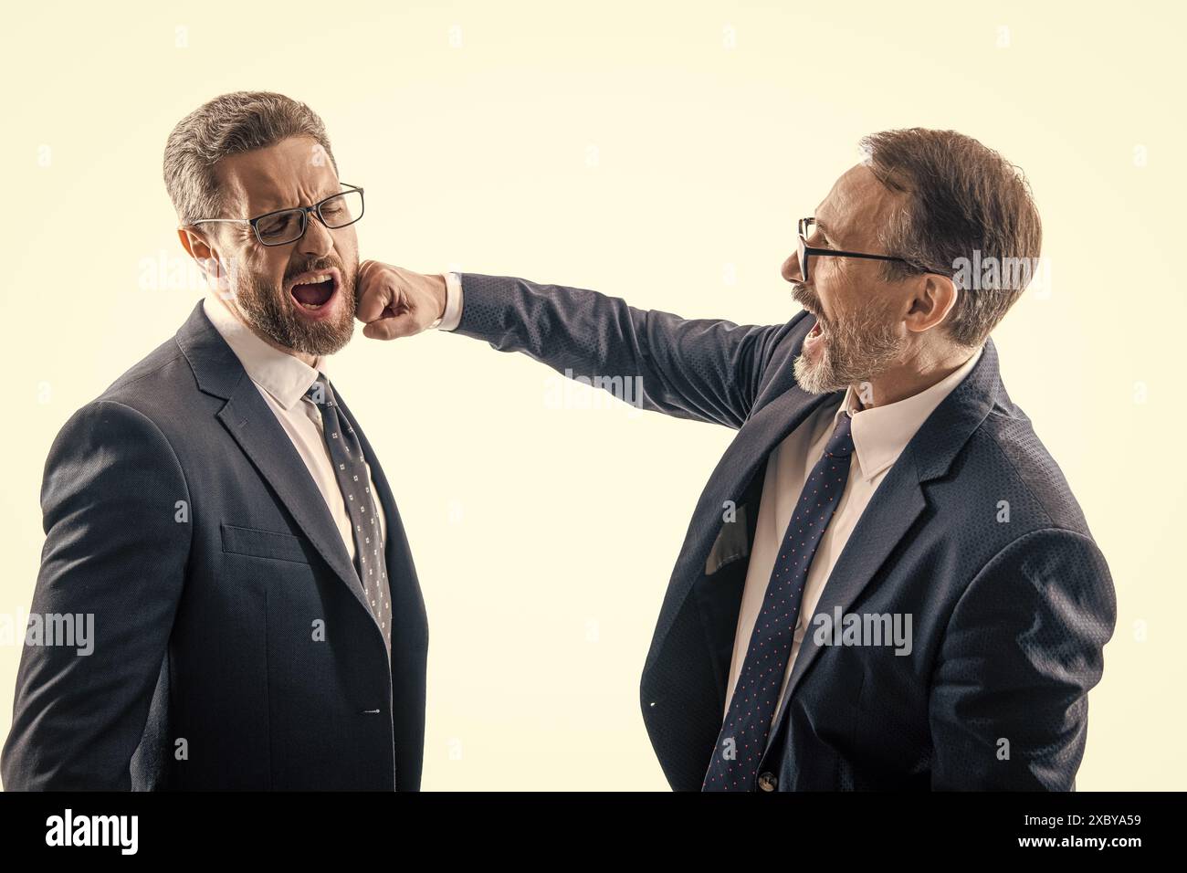 Businessman having disagreement on hi-res stock photography and images ...