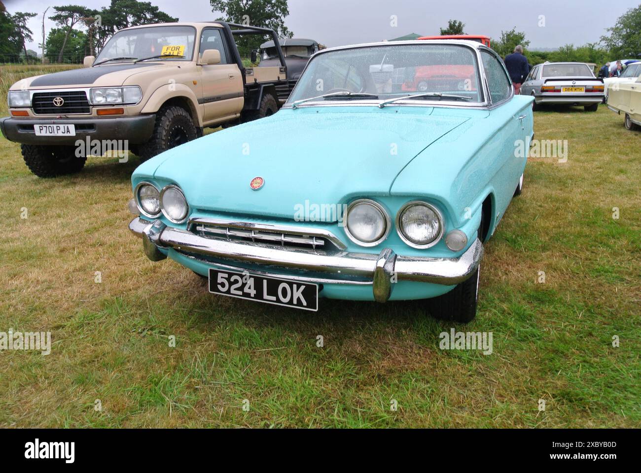 A Ford Consul parked on display at the 48th Historic Vehicle Gathering ...