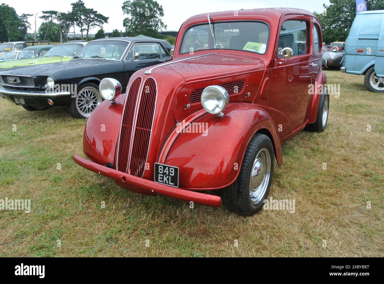 A 1959 Ford Popular (Pop) parked on display at the 48th Historic ...