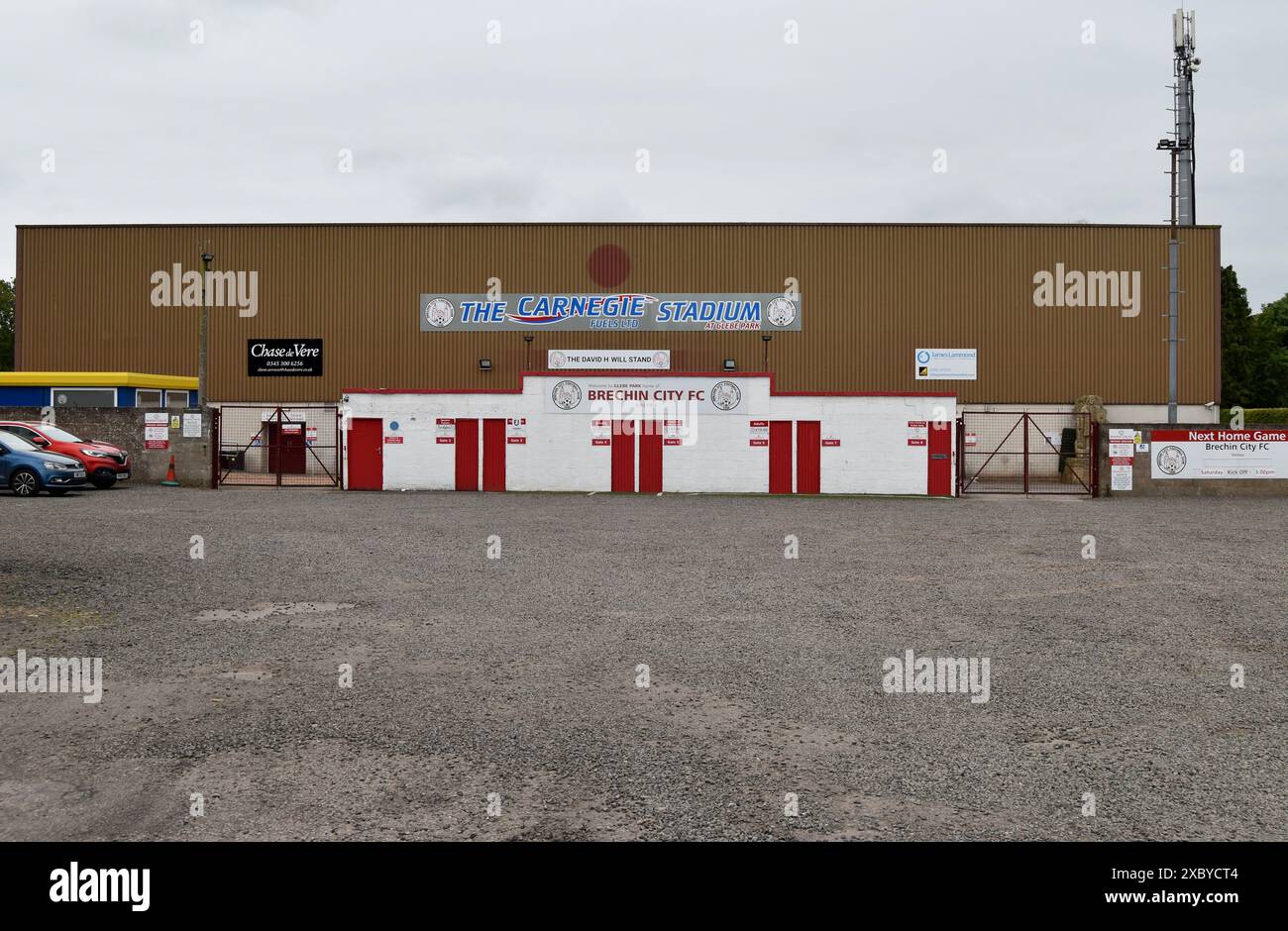 The Carnegie Fuels Stadium at Glebe Park, Brechin, home ground of ...