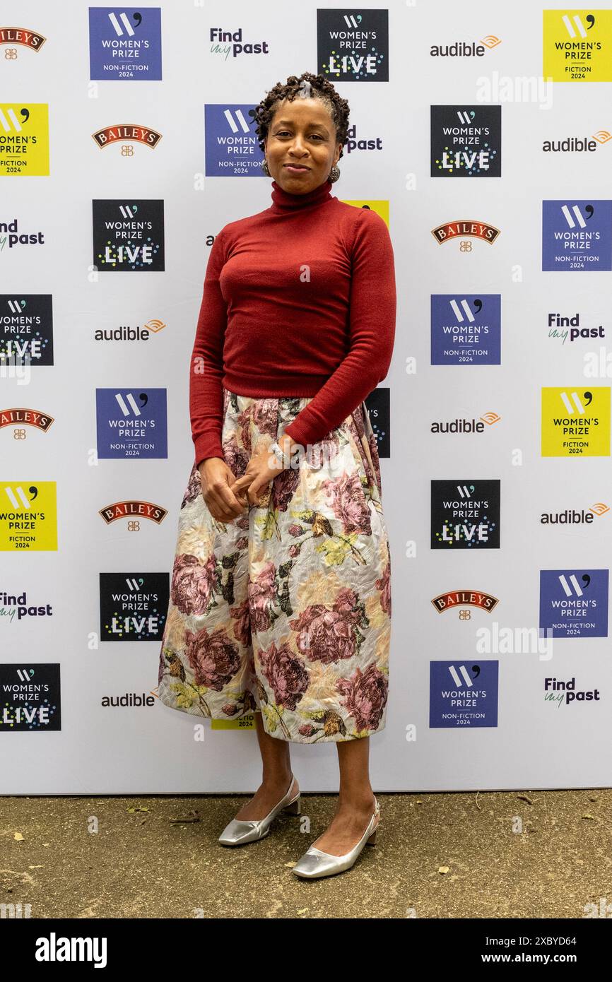 London, UK. 13 June 2024. Nicola Rollock , Non Fiction prize judge ...
