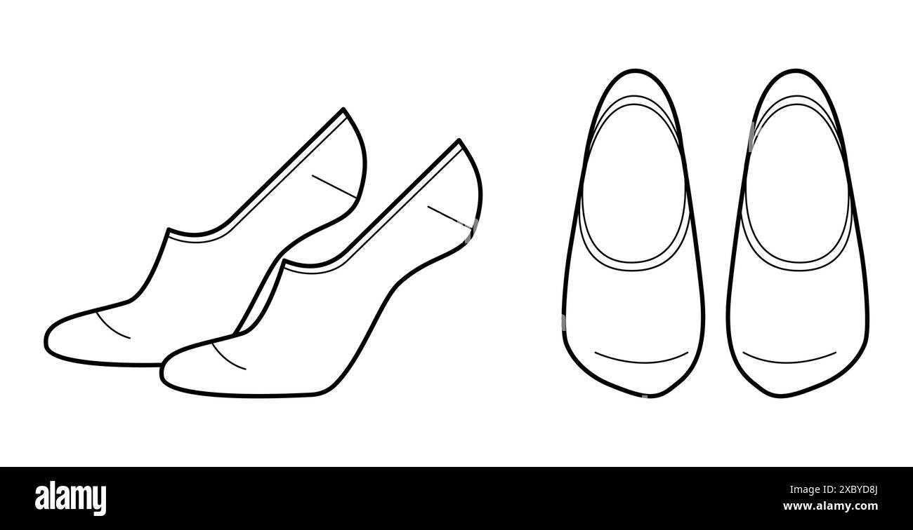 Foot, No-show socks length set. Fashion hosiery accessory clothing ...