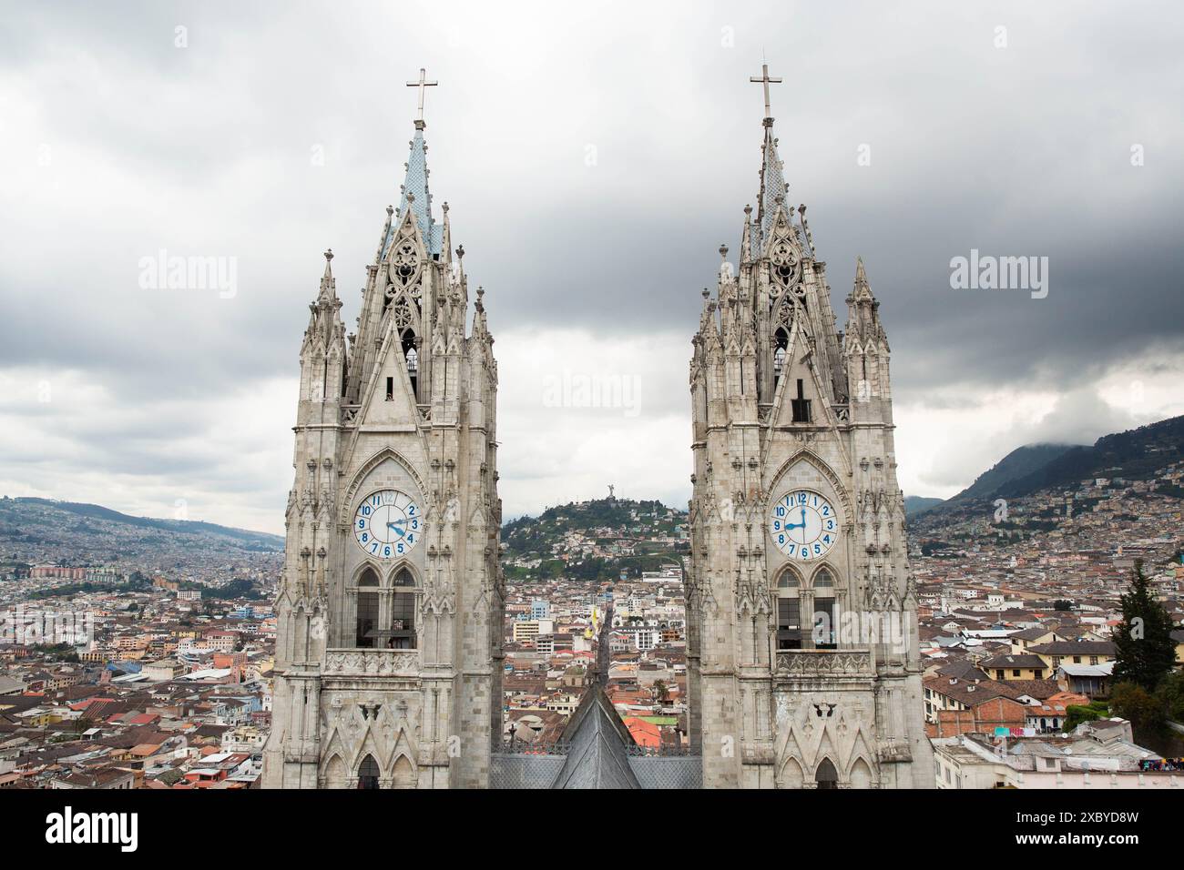 Basilica of the National Vow or Basílica del Voto Nacional in Spanish ...